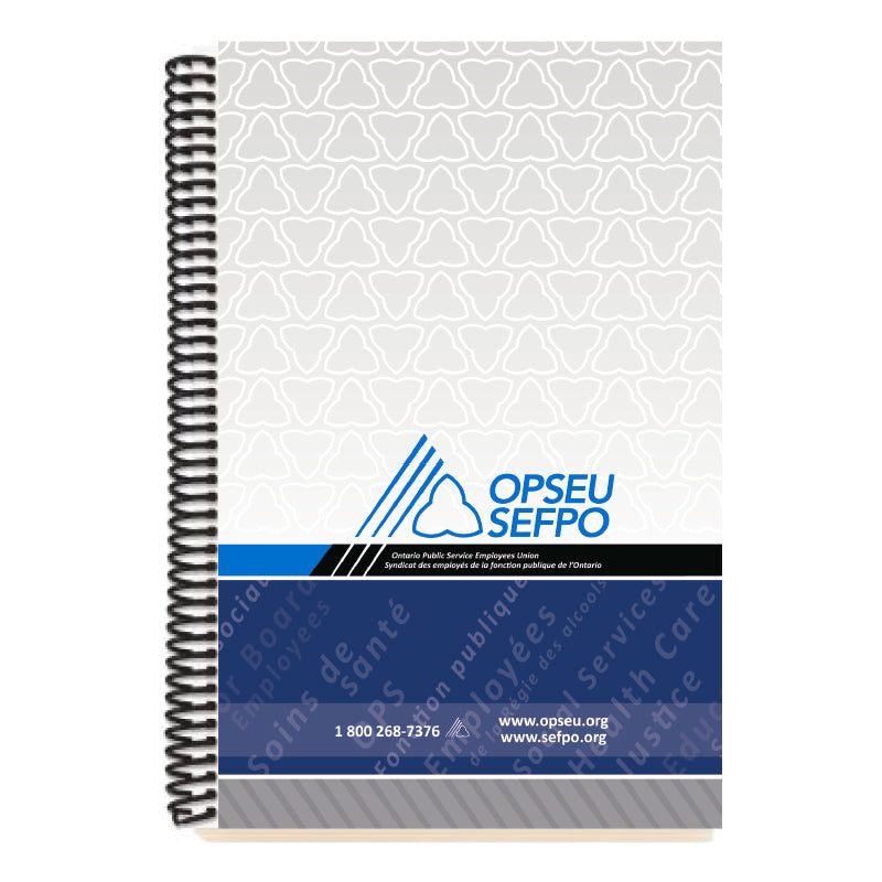 OPSEU / SEFPO Full Colour Spiral Notebook – Shopseu